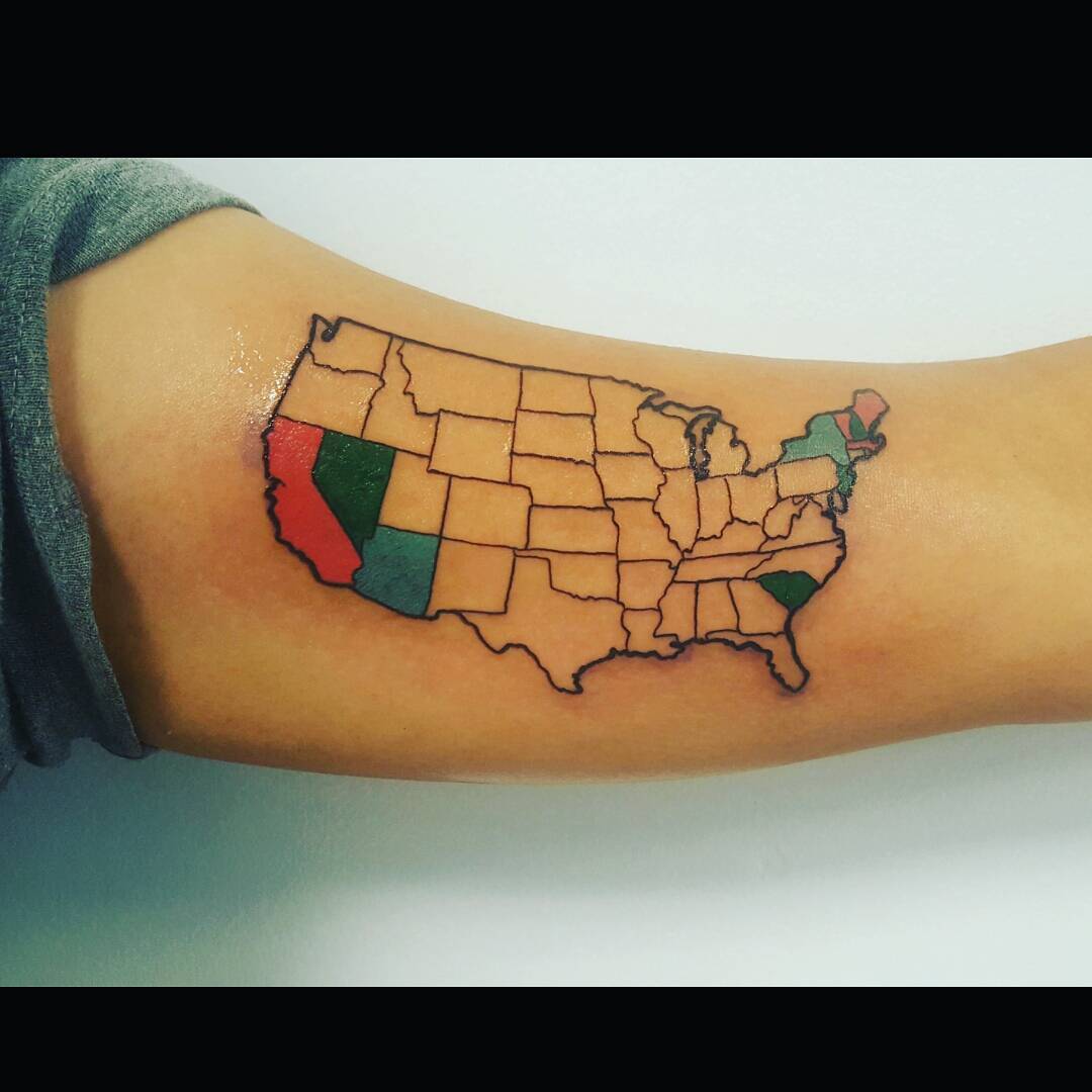 21 Tattoos That Celebrate Our Love of Travel - Days to Come